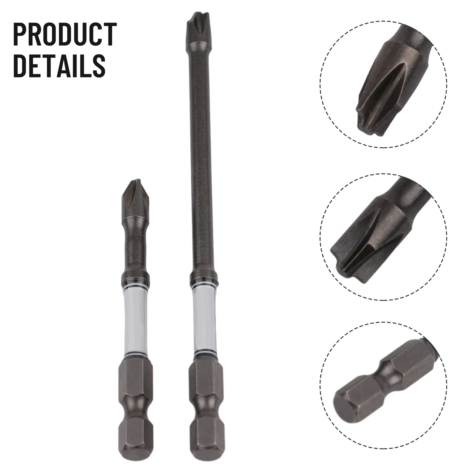 65-110mm-Magnetic-Special-Slotted-Cross-Screwdriver-Bits-FPZ2-For ...