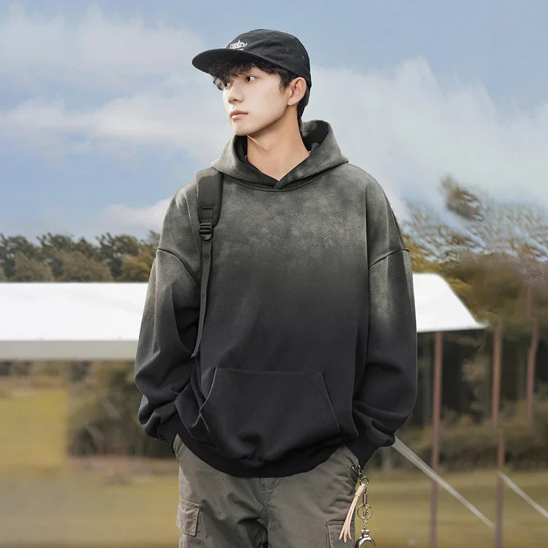 TFETTERS-Brand-Washed-Mens-Sweatshirts-Ombre-Autumn-Winter-2024-New ...