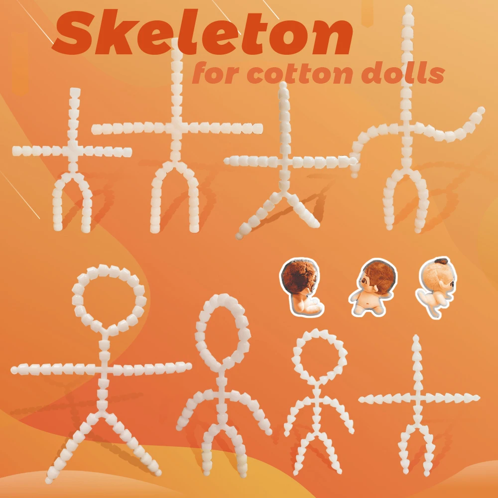 10cm15cm20cm-Cotton-Doll-Skeleton-Body-Diy-Plastic-Materials-Sound ...