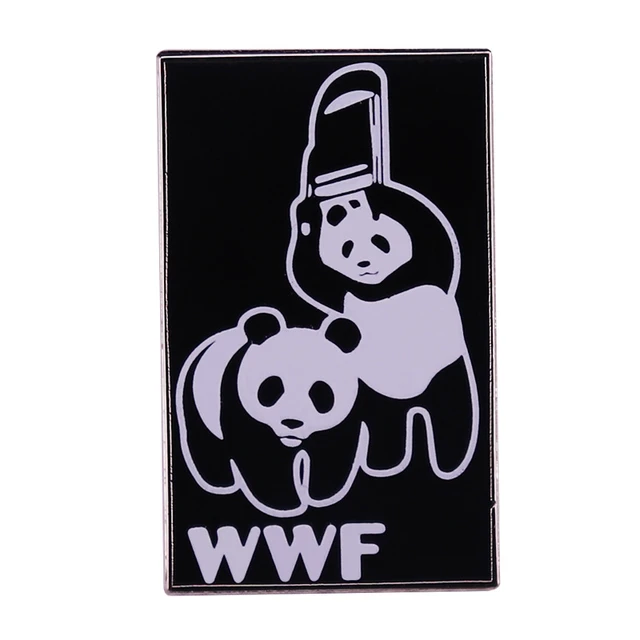Wwf Logo Panda Wrestling