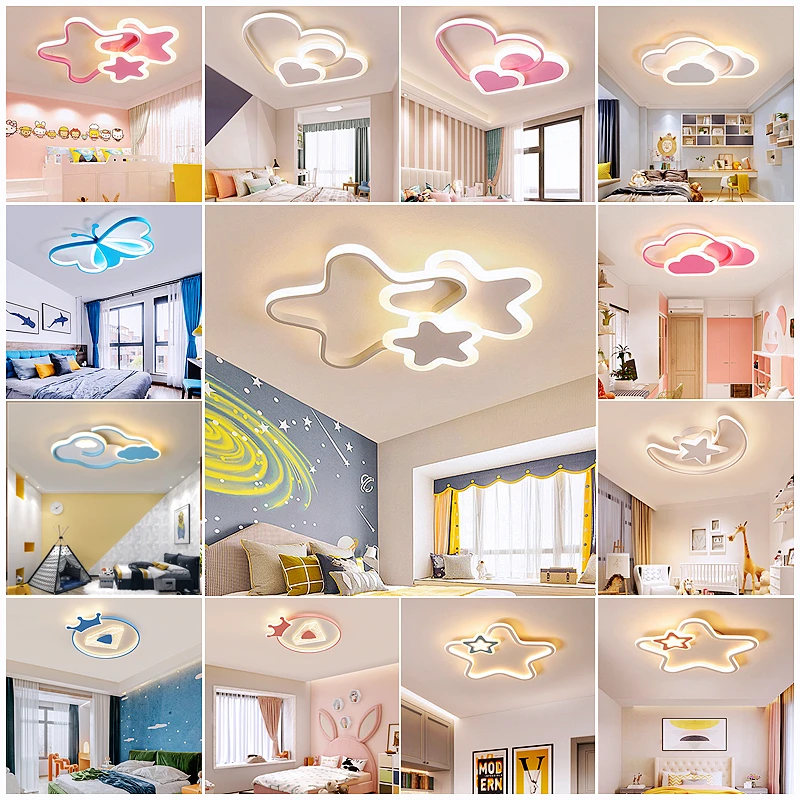 Led-Ceiling-Lamp-For-Children-s-Girls-Room-Bedroom-Study-Cloud-Ceiling ...