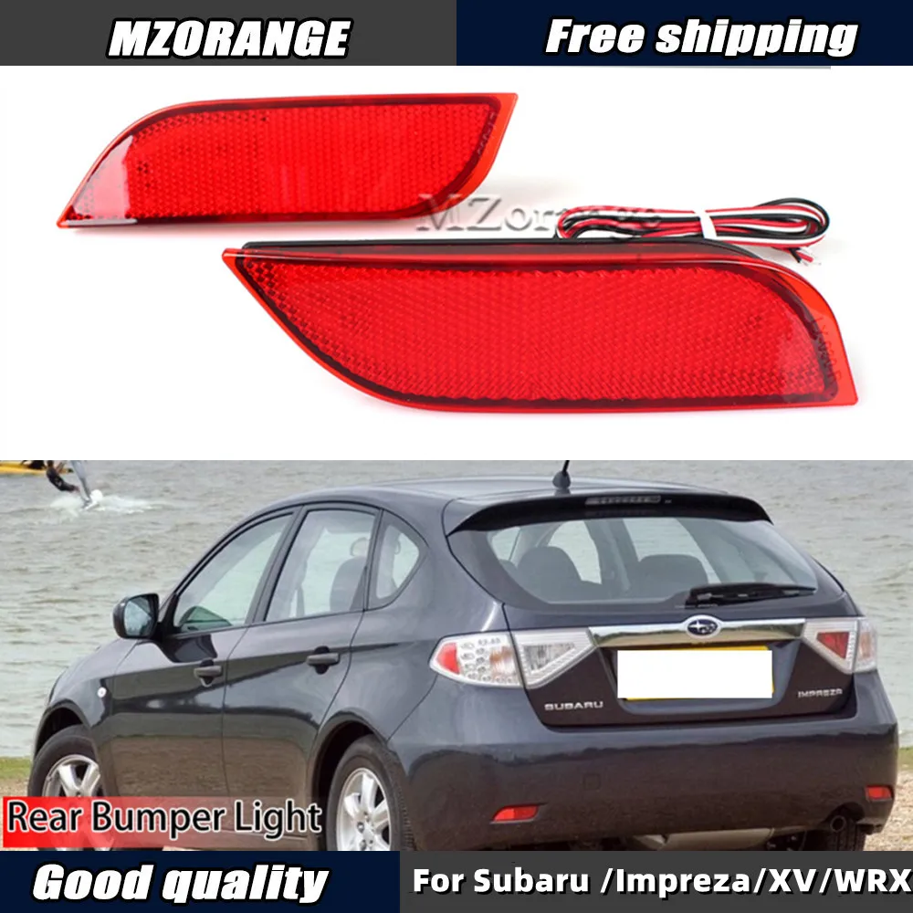 Rear-Bumper-Reflector-Brake-Lights-For-Subaru-Impreza-XV-WRX-LEVORG ...