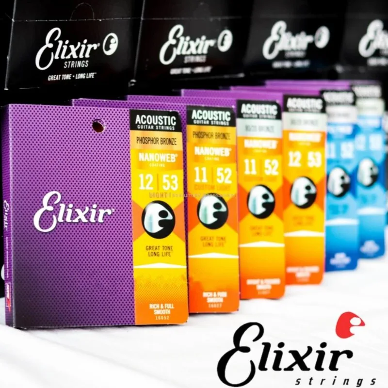 Elixir-Cordas-de-guitarra-el-trica-Bronze-de-f-sforo-11-52-Cordas-ac ...