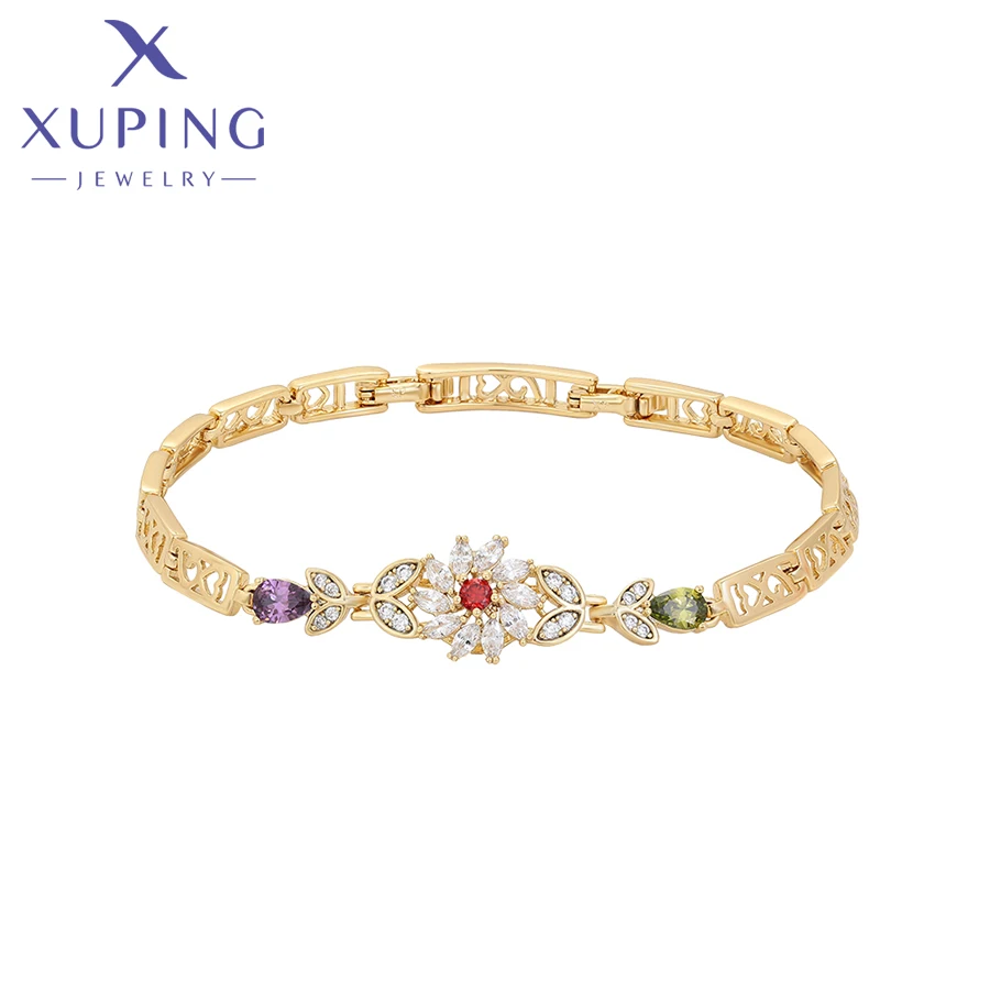 Xuping-Jewelry-New-Arrival-Fashion-Women-Bracelet-with-Light-Gold ...