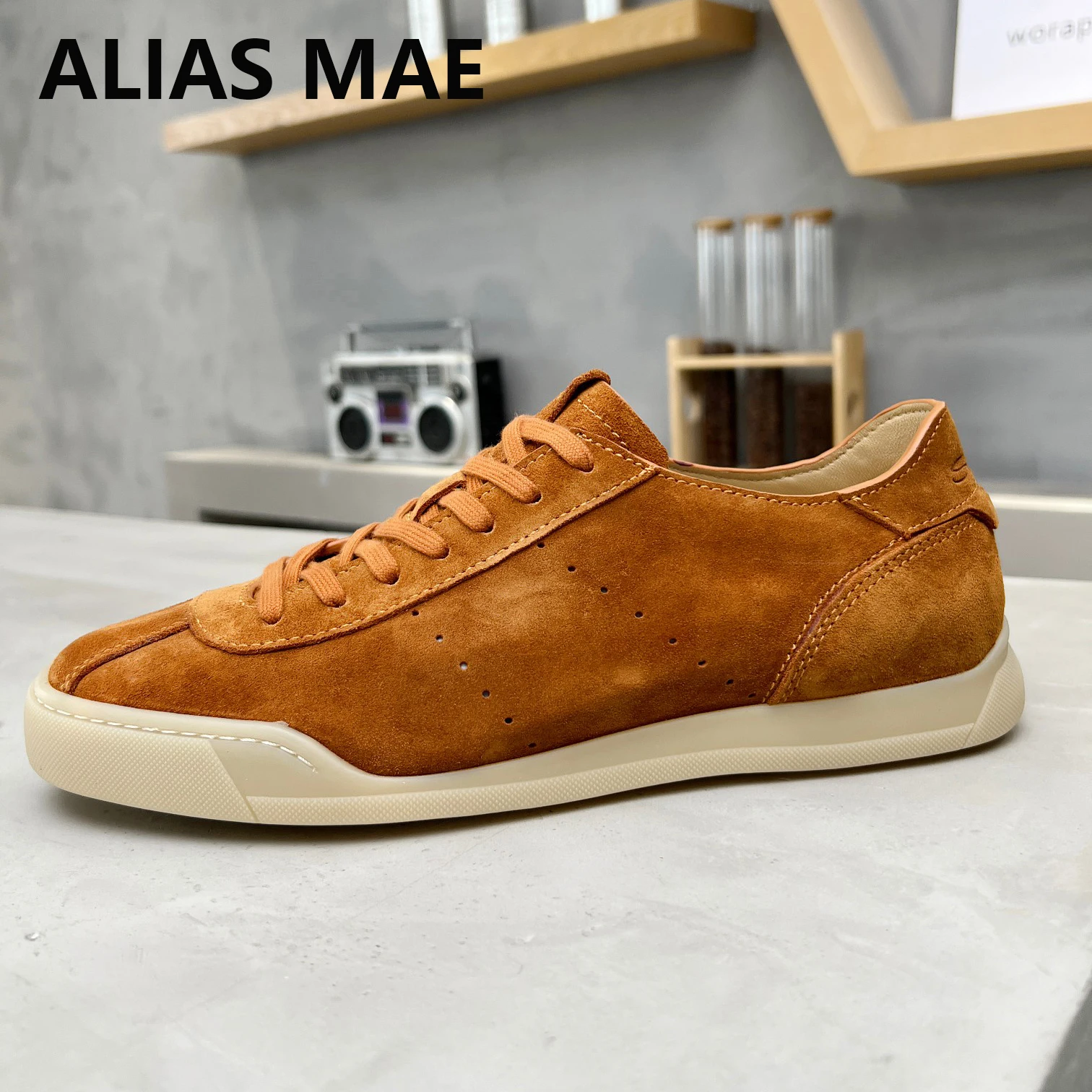 ALIAS MAE Sneakers for Men with Genuine Leather Uppers Exquisite ...