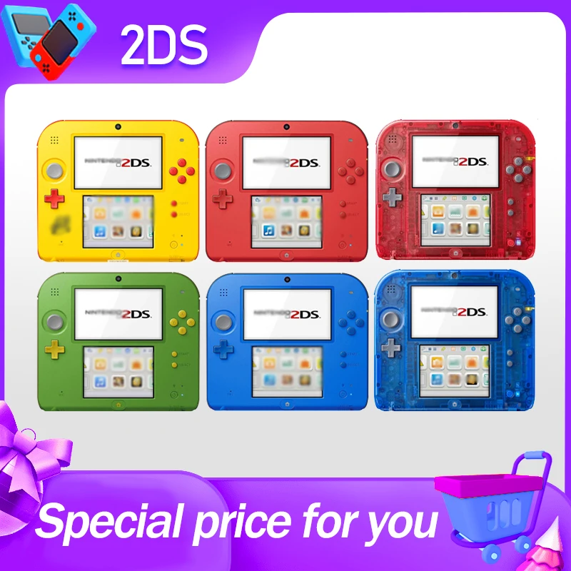 Original 2DS Handheld Gaming Console For 2DS Nostalgia Retro Game ...