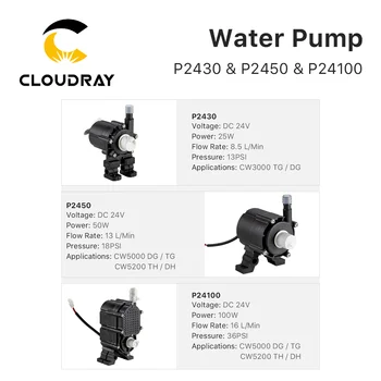 Cloudray Water Pump P2430 P2450 P24100 for S&A Industrial Chiller CW ...