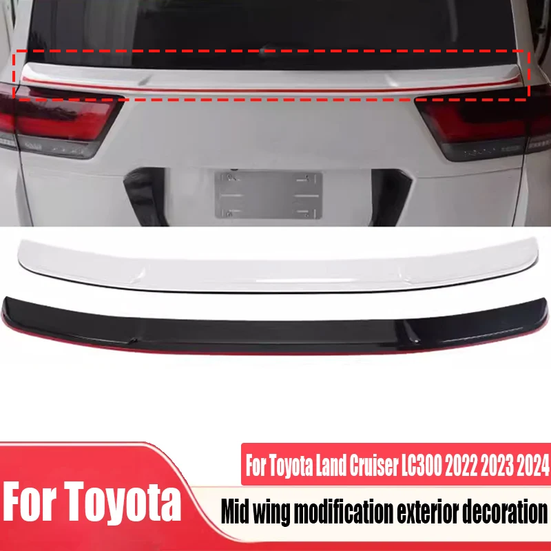For-Toyota-Land-Cruiser-LC300-2022-2023-2024-mid-wing-spoiler-modified ...