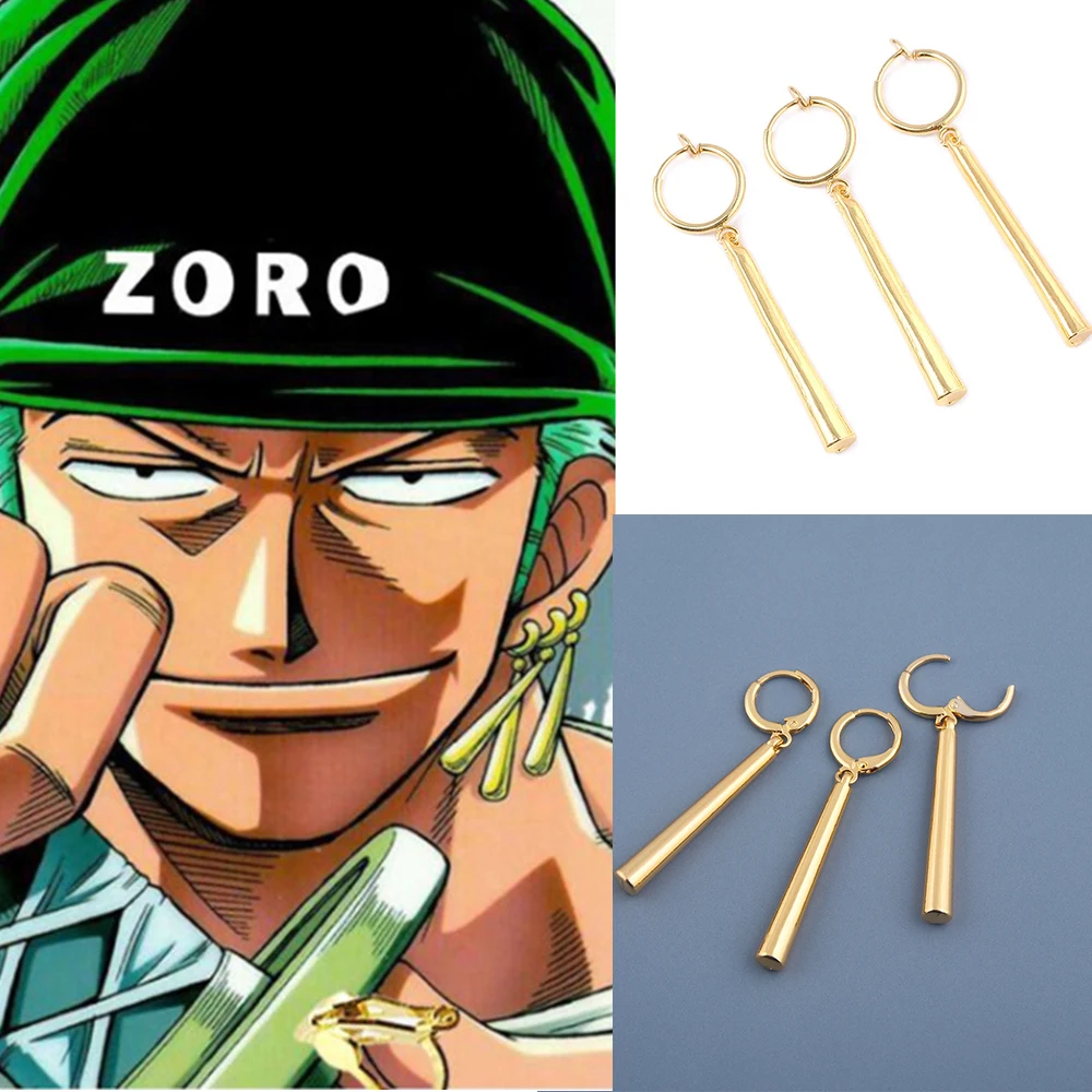 3-Style-Anime-Roronoa-Zoro-Cosplay-Earrings-Prop-for-Women-Men-Long ...