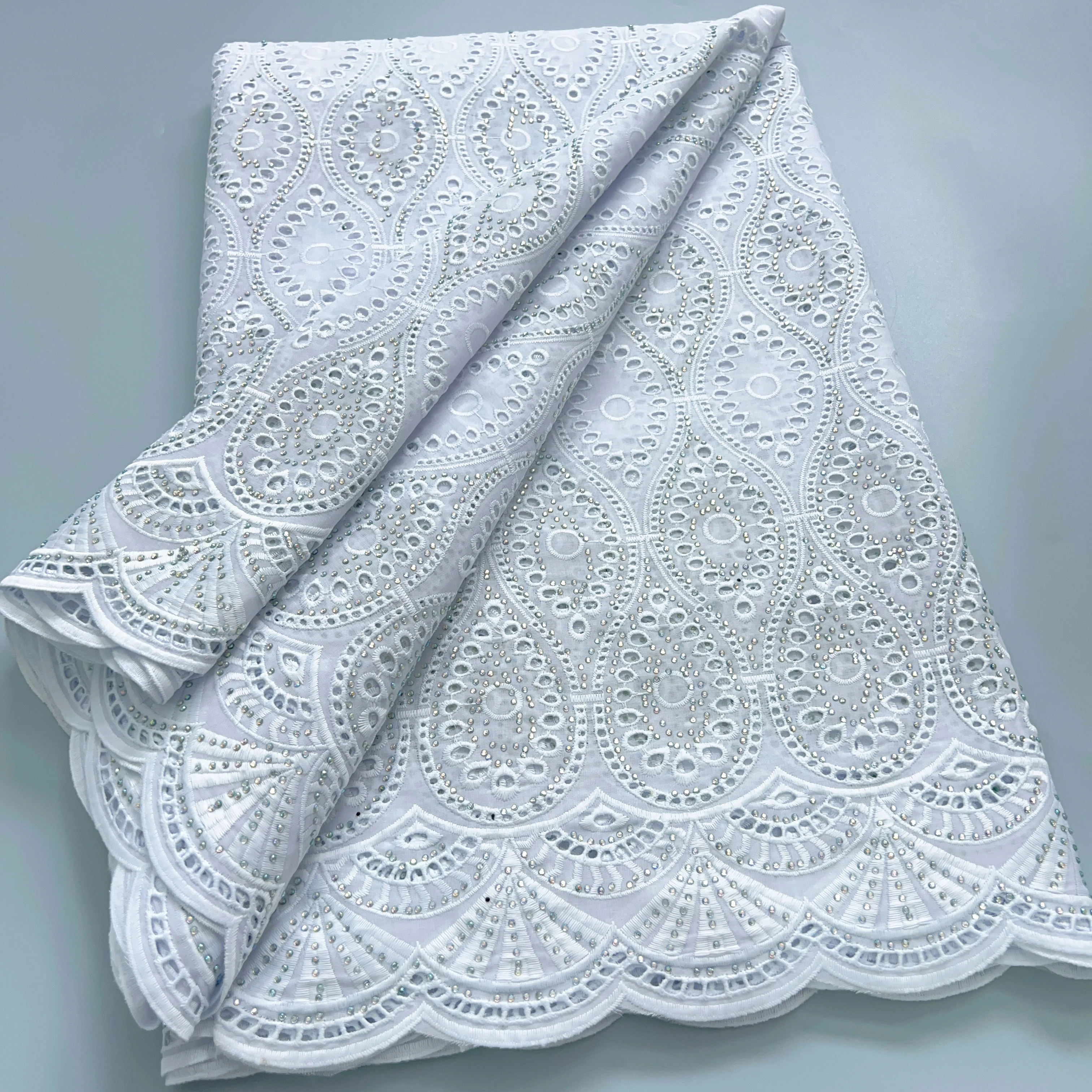 Zhenguiru-Dry-Lace-Fabric-2024-Embroidered-Cotton-Lace-Fabric-High ...
