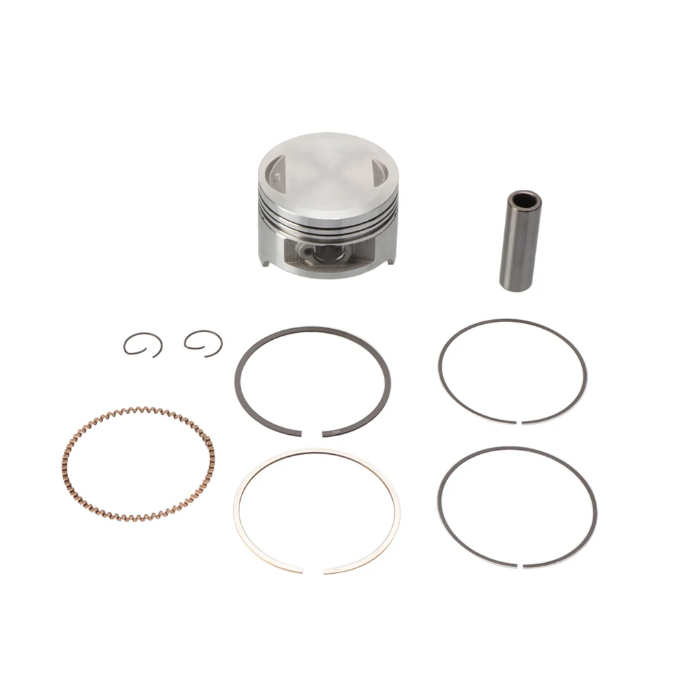 Motorcycle 62.5mm Piston 15mm Pin Ring Set Fit for 4-Stroke Air Cooled ...