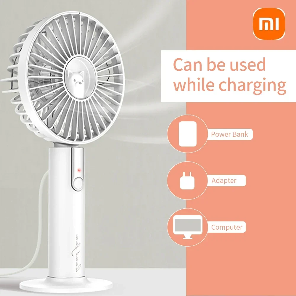 Xiaomi-Summer-Mini-Fan-Portable-3-Speed-Adjustable-Fans-USB ...