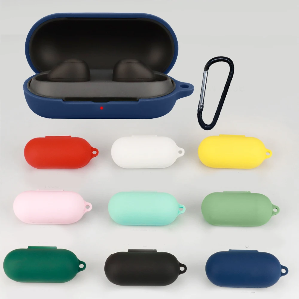 For-Sony-WF-C700N-Case-Solid-Color-Silicone-Bluetooth-Earphone-Cover ...