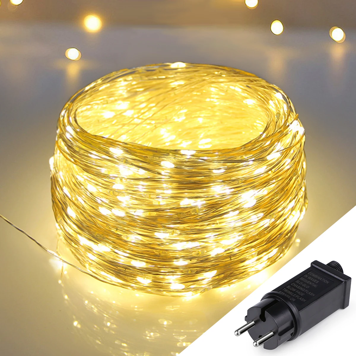 100M-1000LED-LED-String-Lights-Christmas-Fairy-Garland-Copper-Wire ...