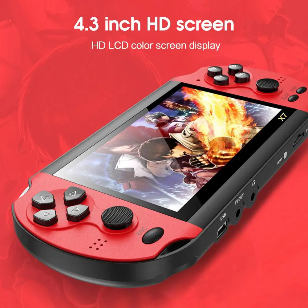 X7-Handheld-Game-Console-4-3-Inch-Double-Rocker-Arcade-Games-Built-in ...