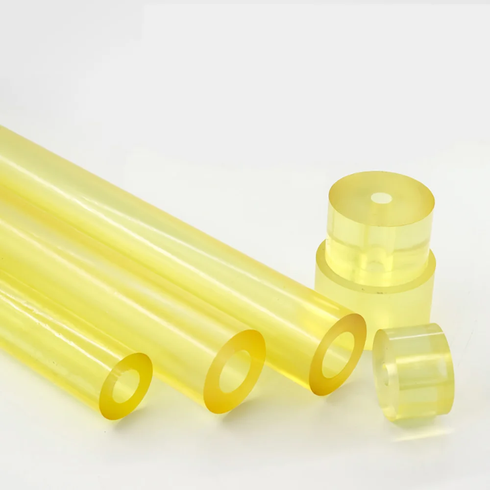 PU-Nylon-Hollow-Rods-Sticks-Yellow-Elastic-Polyurethane-Round-Rod ...