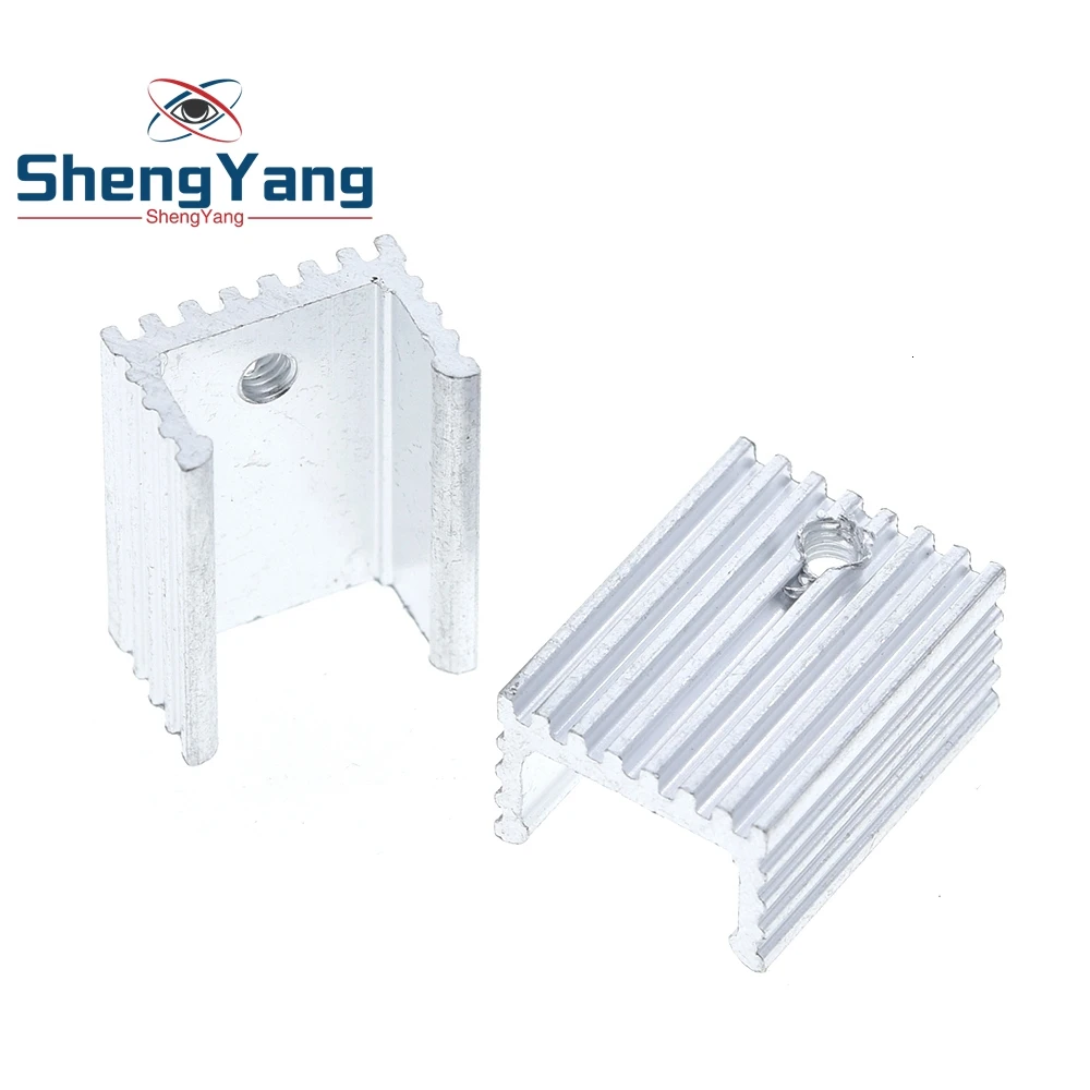 TZT-10pcs-Aluminium-TO-220-Heatsink-TO-220-Heat-Sink-Transistor ...