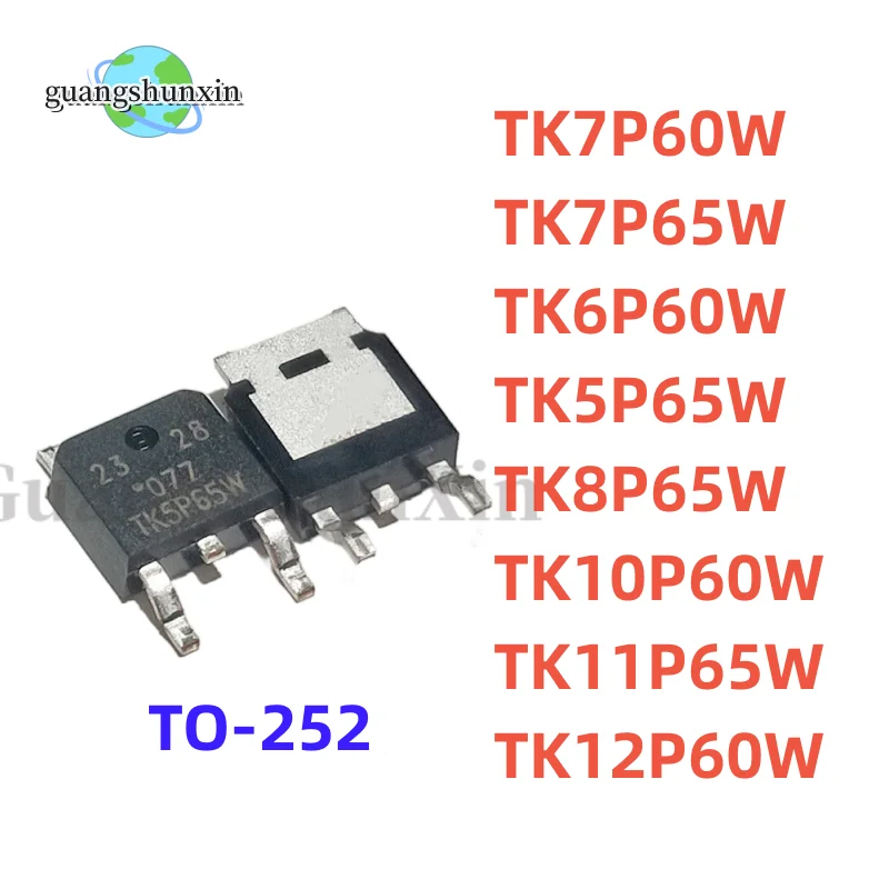 Piezas-TK7P60W-TO-252-TK7P60-TK7P65W-TK6P60W-TK5P65W-TK8P65W-TK10P60W ...