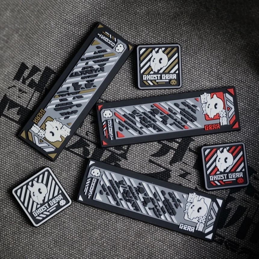 Ghost Gear PVC Patch Metal Tactical Badge for Clothing Bag Decoration ...
