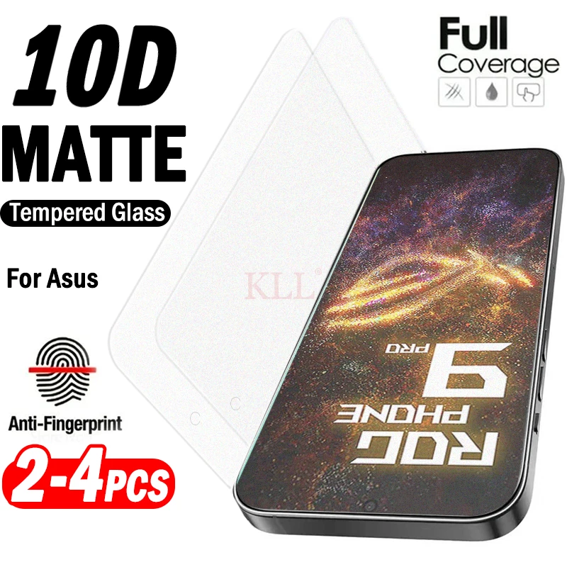 2-4pcs Matte Protective Glass for Asus ROG Phone 9 Pro 9FE Frosted ...