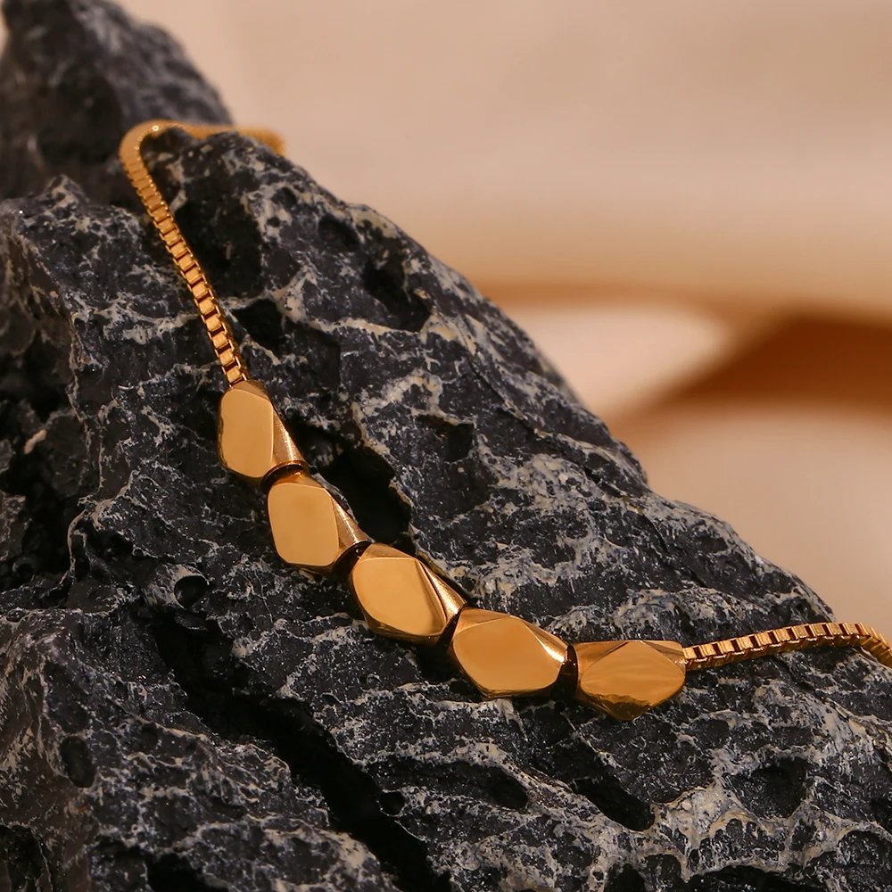 E-B-belle-Eco-friendly-18K-Gold-Plated-Long-Cut-Bead-Neck-Jewelry ...