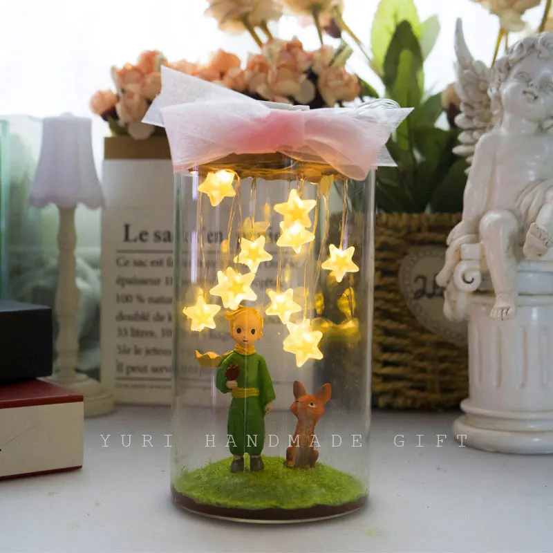 Little-Prince-Night-Lamp-DIY-Handmade-Gift-Starry-Lighting-Home-Decor ...