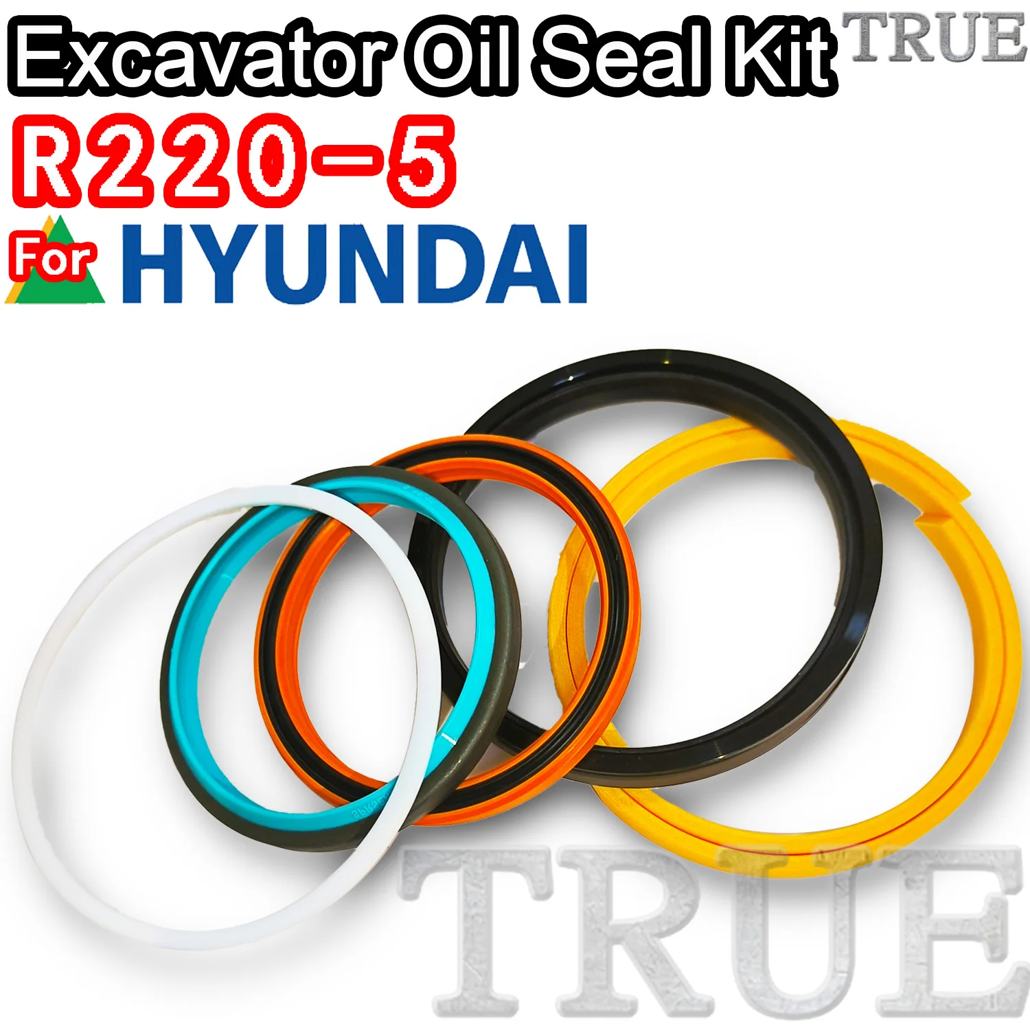 For-R220-5-Hyundai-Oil-Seal-Excavator-Repair-Kit-R220-5-Machinery ...
