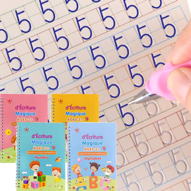 Cahiers-de-calligraphie-pour-enfants-livre-de-copie-magique-stylo ...