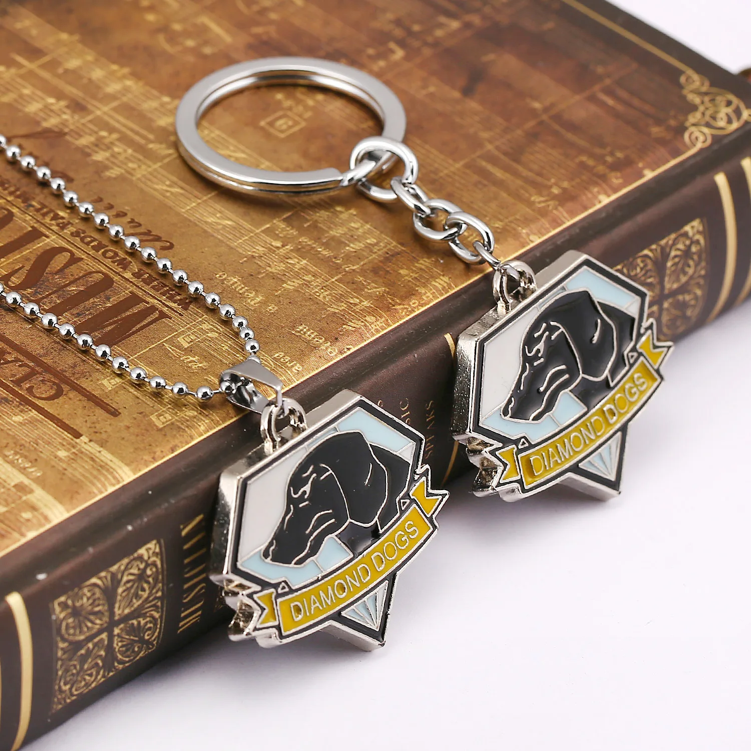 Anime Metal Gear Solid 5 Necklaces Venom Snake Diamond Dogs Outer ...