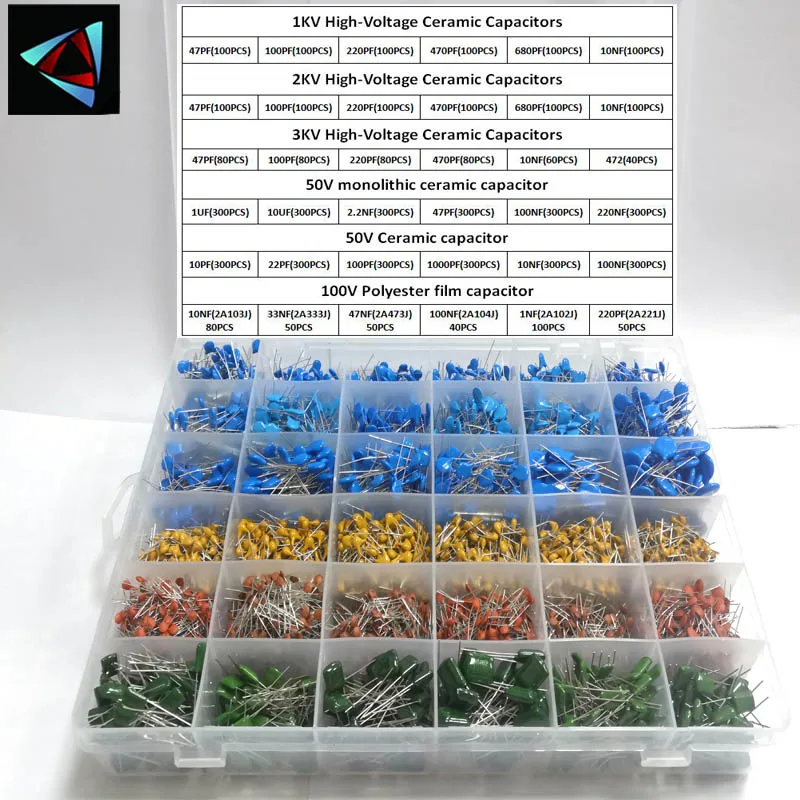 High voltage Ceramic monolithic Polyester Film Capacitor 3KV 2KV 1KV ...