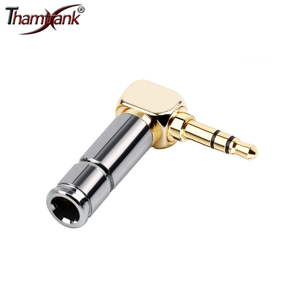 10pcs 3.5mm Jack Right Angle Earphone plug 3Pole Gold plated Wire ...