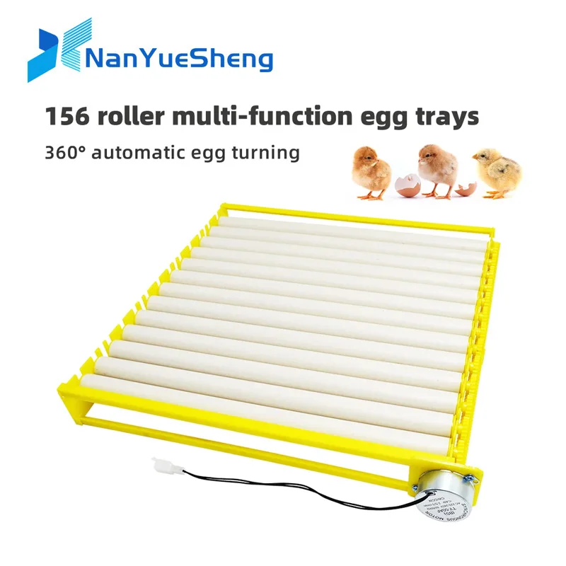360-Automatic-Rotary-Egg-Turner-Roller-Tray-Eggs-Incubator-Accessories ...