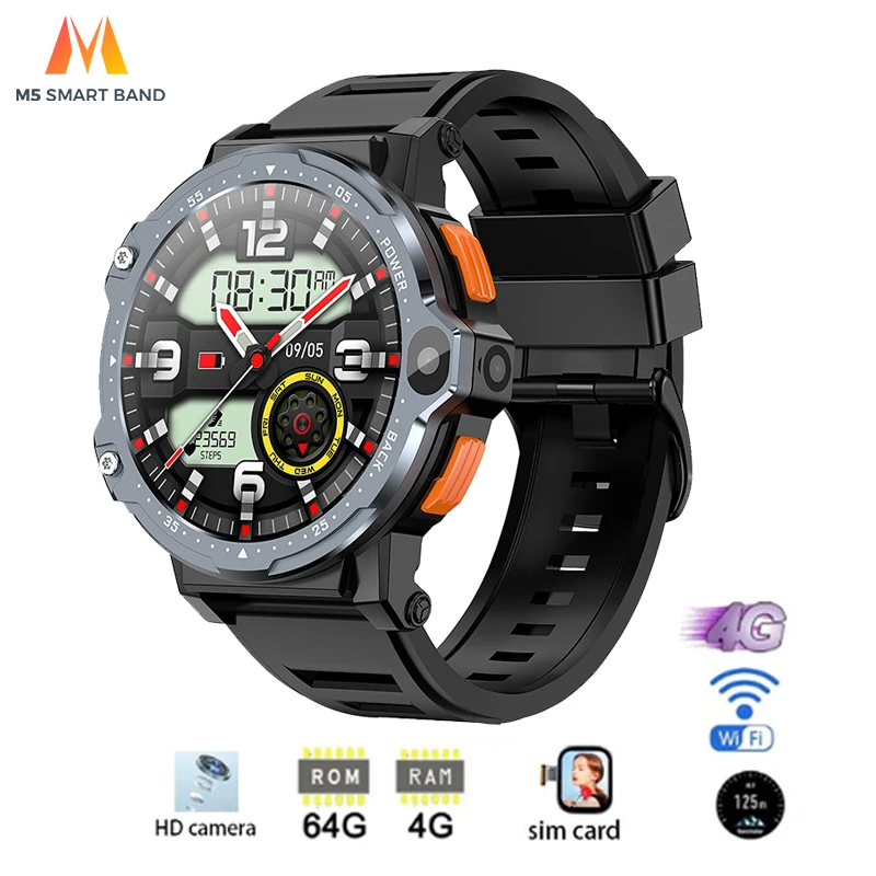 Smartwatch-With-HD-Camera-Man-Woman-2G-4G-Sim-Card-64GB-16GB-RAM-2023 ...