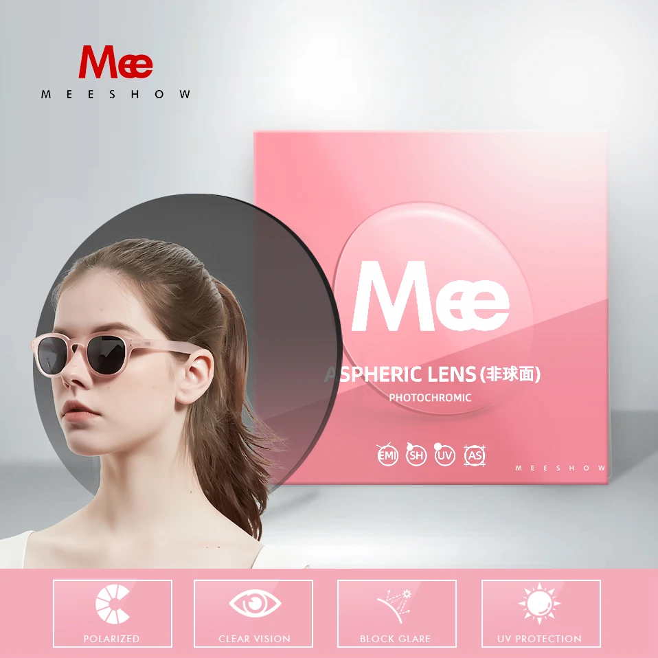 Meeshow Polarized Prescription Series 1.56 1.61 1.67 Resin Aspheric ...