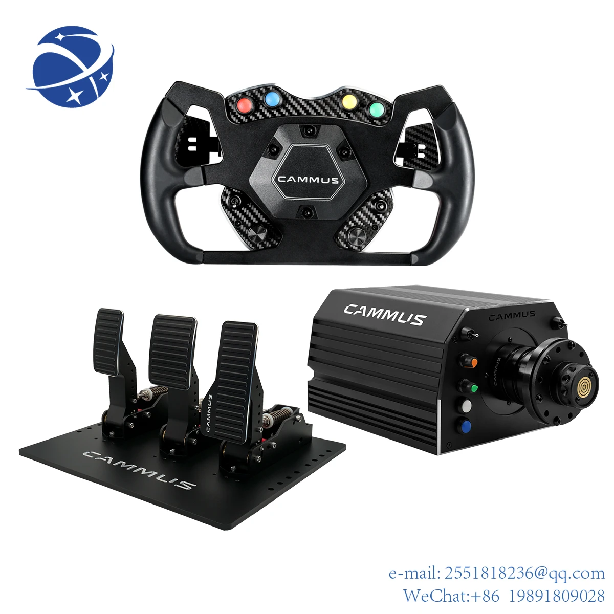 YYHC-CAMMUS-F1-Racing-Game-Simulator-Sim-Direct-Drive-Pedais-de-volante ...