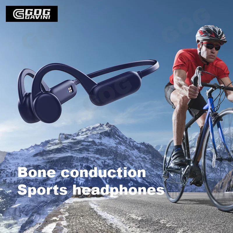 Bone Conduction Headphone Bluetooth Wireless Earphone Sports Running ...