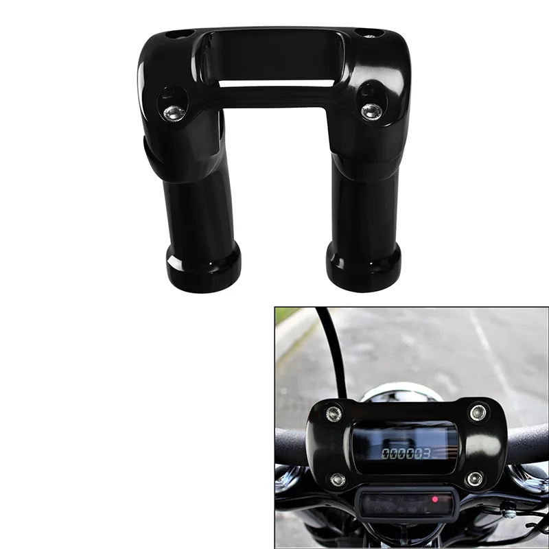 4" Handlebar Riser 1" Top Clamp Fit For Harley Softail Standard Street ...