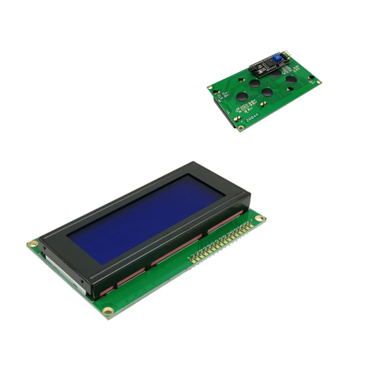 LCD2004-I2C-2004-20x4-2004A-Blue-Green-Screen-HD44780-Character-LCD-W ...