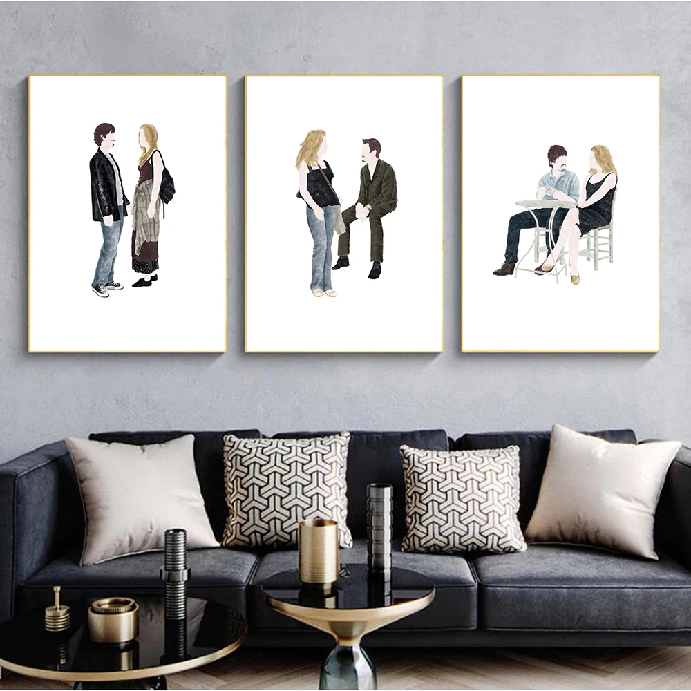 Before Trilogy Poster Art Print Classic Movie Poster Abstract ...