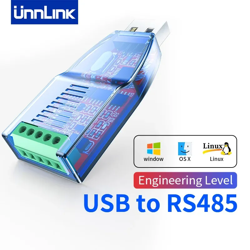 Unnlink-Industrial-USB-to-RS485-RS422-RS232-CH340-Converter-Adapter-TVS ...
