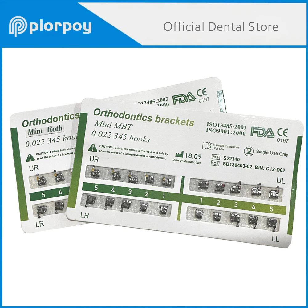 PIORPOY-soportes-de-ortodoncia-Dental-Base-de-malla-dividida-de-Metal ...