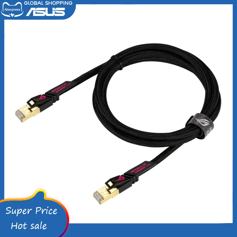 ASUS-ROG-Cat7-1-5M-3M-High-Speed-Ethernet-Gaming-LAN-Network-Cable-Up ...