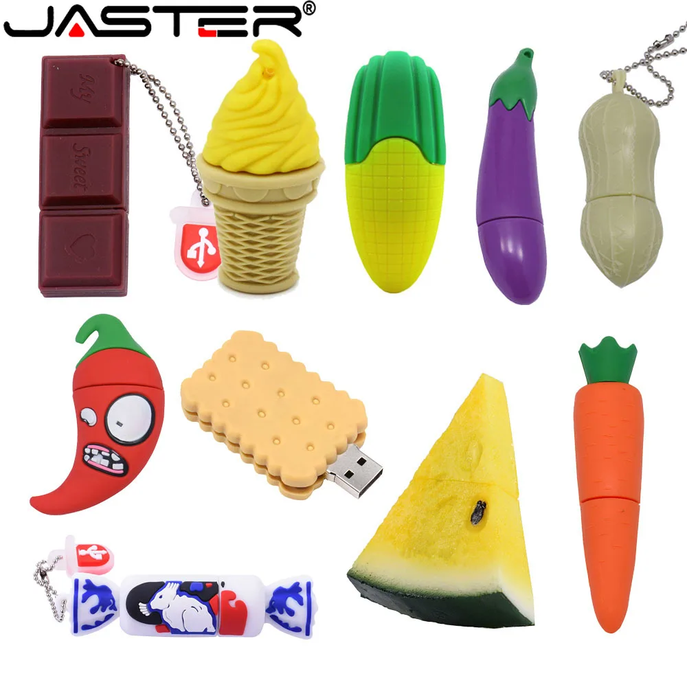 JASTER unidad flash USB para frutas, Pendrive de 64GB para verduras ...