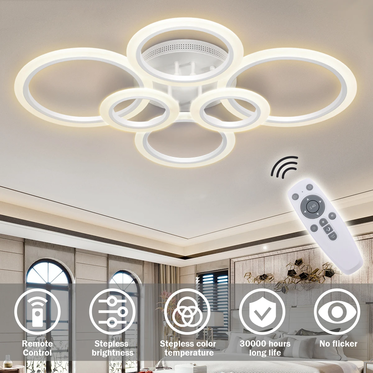 Modern-Led-Ceiling-light-Stepless-Dimming-Remote-Control-Ceiling ...