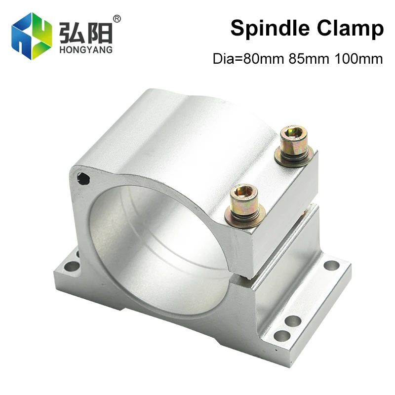 CNC-Milling-Machine-Milling-Spindle-Clamp-Diameter-80-85-100mm-Aluminum ...