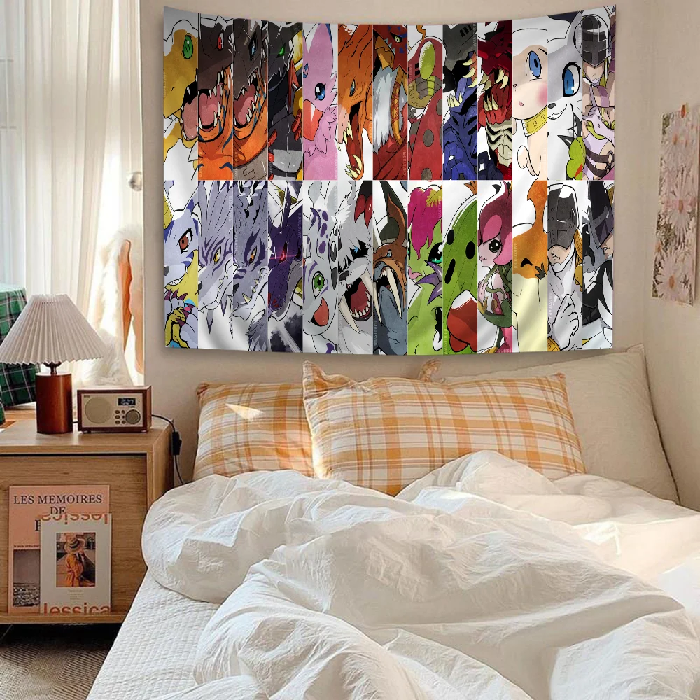 Digimon-Adventure-Monster-Chart-Tapestry-Art-Science-Fiction-Room-Home ...