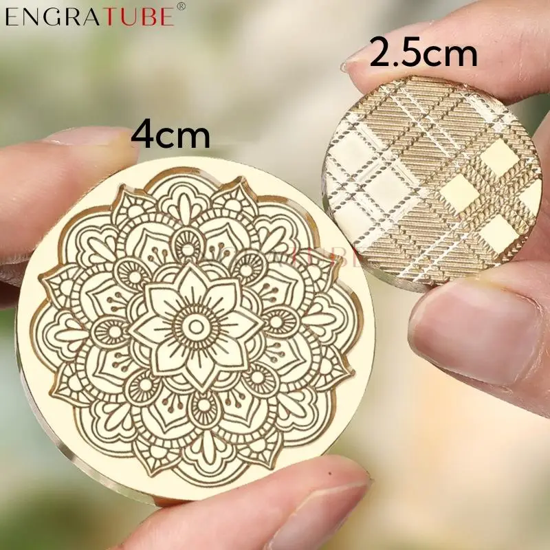4-6cm-Big-Wax-Seal-Stamp-Multilayer-Gramophone-Record-Cookies-Dome-Koi ...