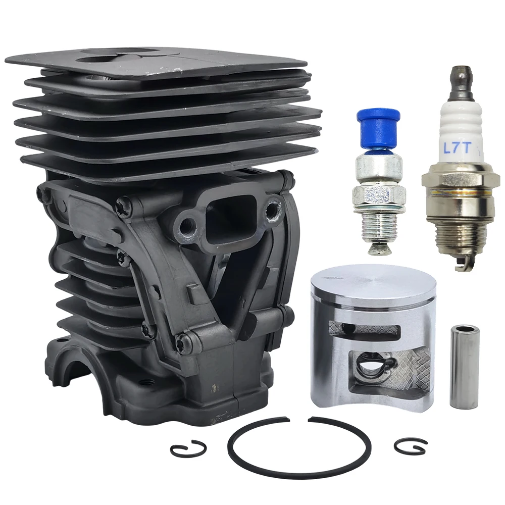 44mm Cylinder Piston Kit L7T 2-Stroke Spark Plug with Decompression ...