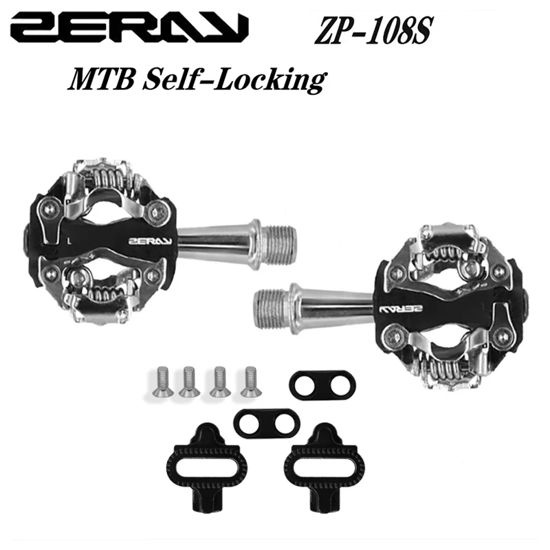 Zeray novo ZP 108S pedais de bicicleta mtb auto travamento de alumínio ...