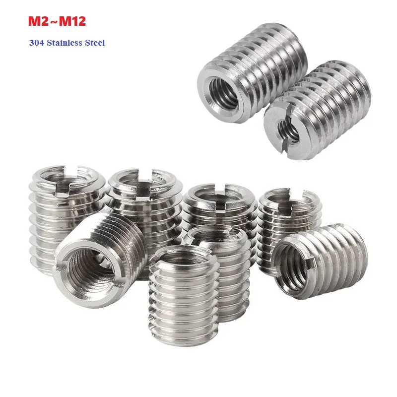 M2 M2.5 M3 M4 M5 M6 M8 M10 M12 Slotted Inside Outside Self Tapping ...